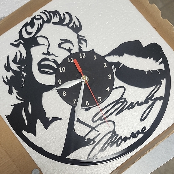 Wall Decor | Black Wall Clock With Iconic Design | Poshmark